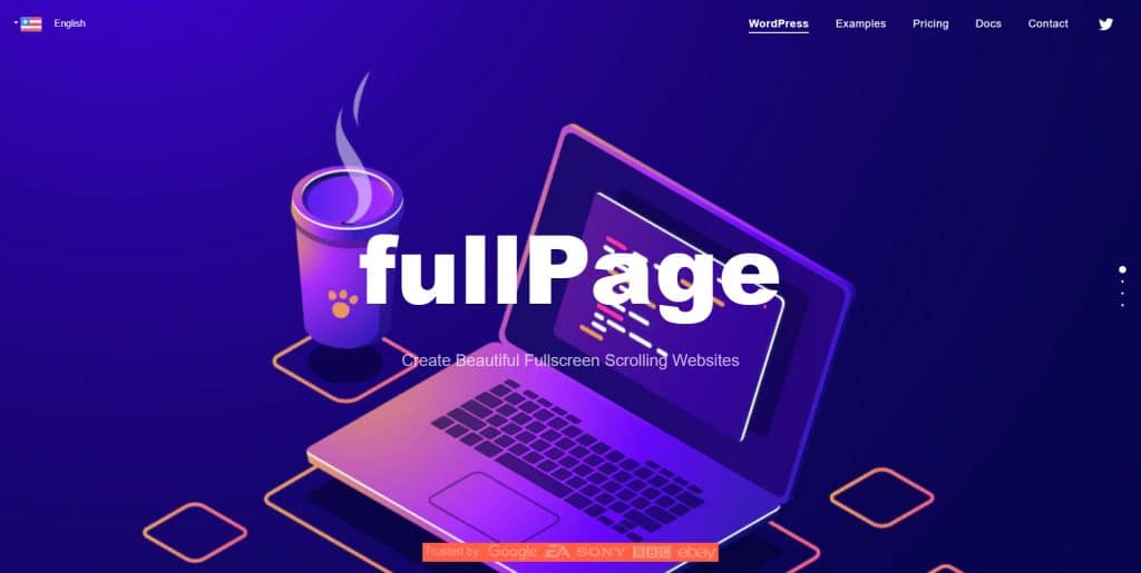 Fullpage.JS | Best Designing Company | Sreyas